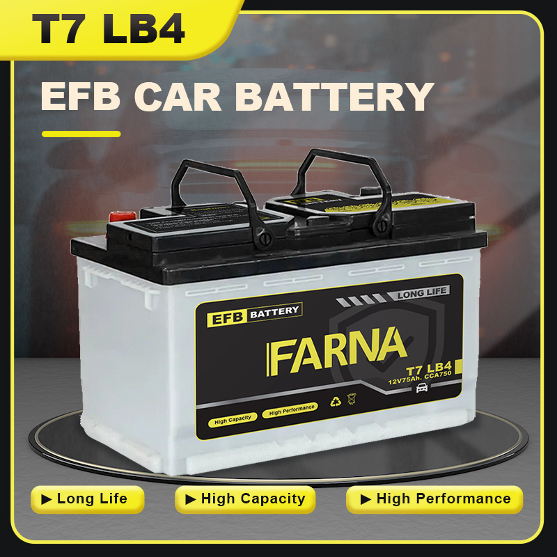 High Performance EFB 12V 75ah car battery with good price