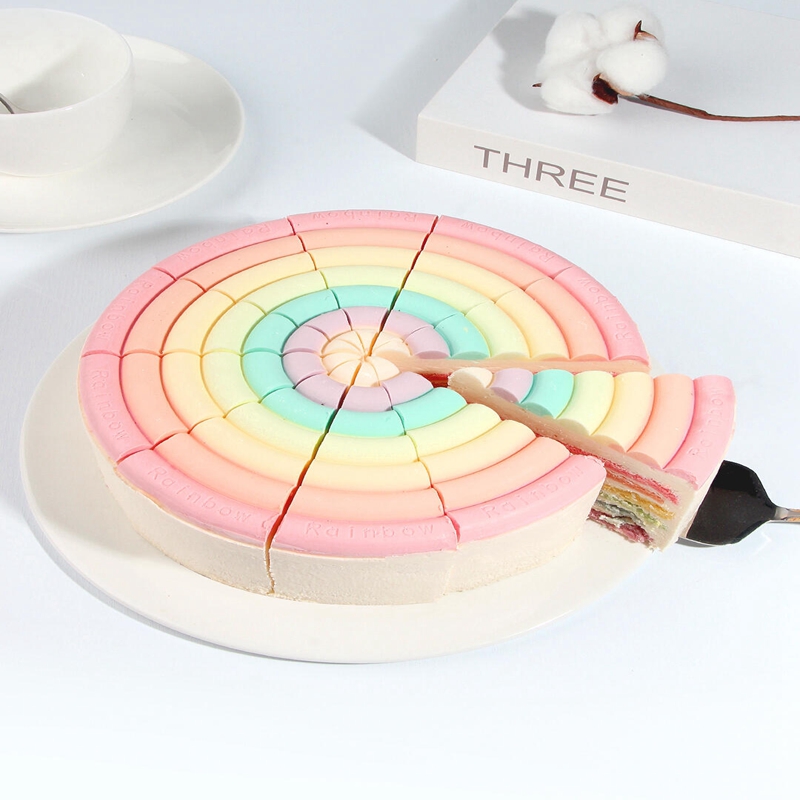 Rainbow Mousse 4-inch