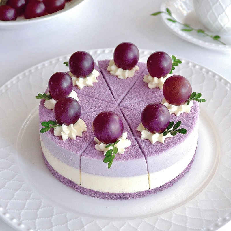Purple Grape Mousse 4-inch