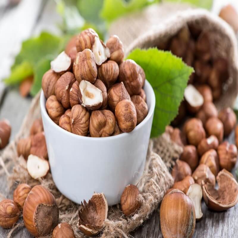 Healthy Snack: Natural Shelled Hazelnut Kernel