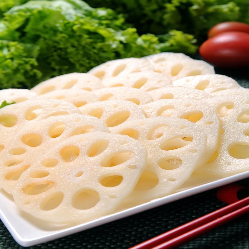 Healthy Frozen Lotus Root Chips for Cooking