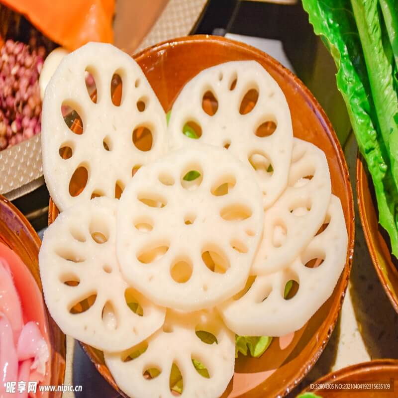 Healthy Frozen Lotus Root Chips for Cooking