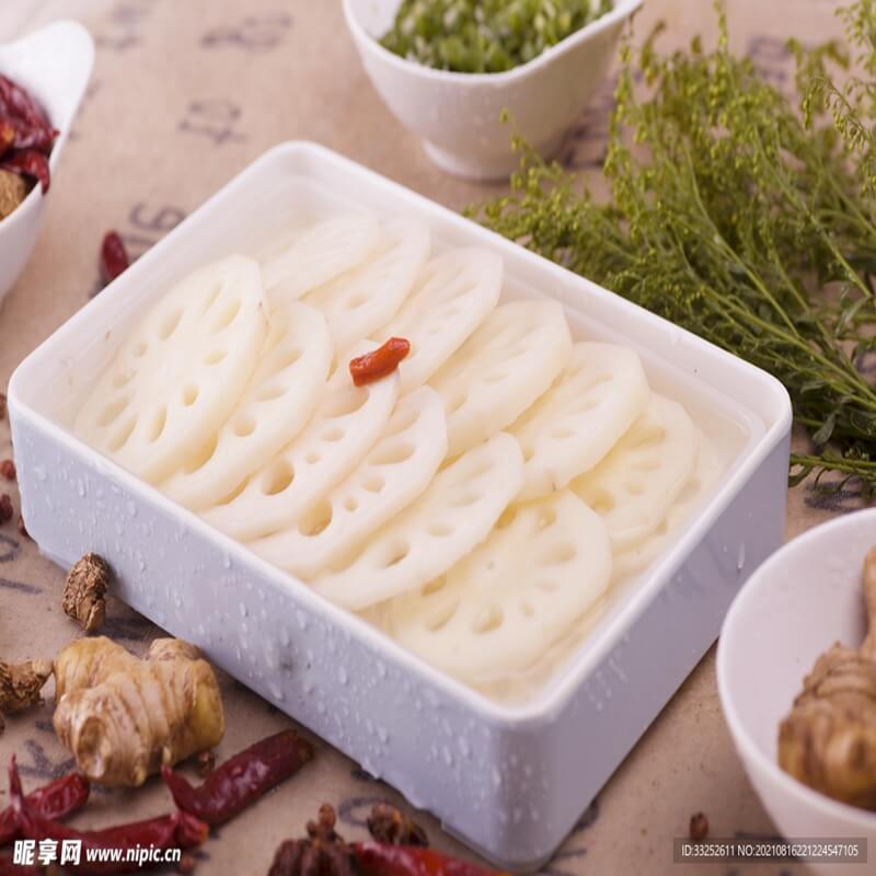 Healthy Frozen Lotus Root Chips for Cooking