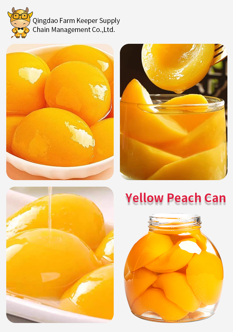 Healthy 800g Yellow Peach Can for Restaurants" (50 characters)