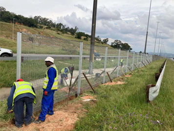 How to install the high security fence?