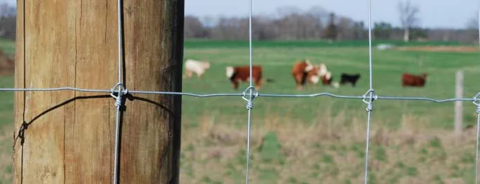 Types and uses of field fences