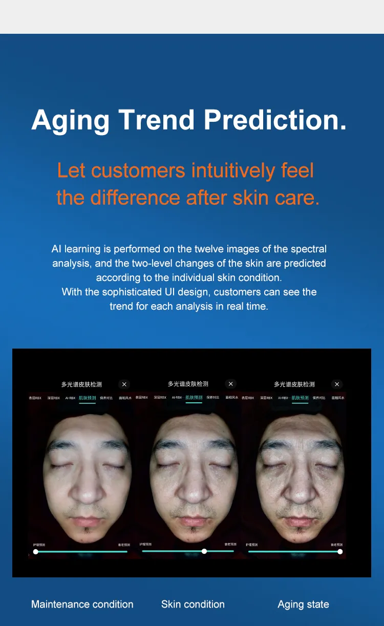 AI Skin Analyzer Skin Tester Machine