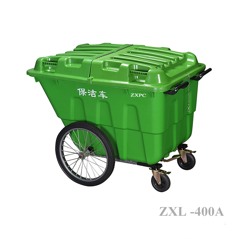 Contenitore mobile per rifiuti in HDPE da 660 litri con rotelle ...