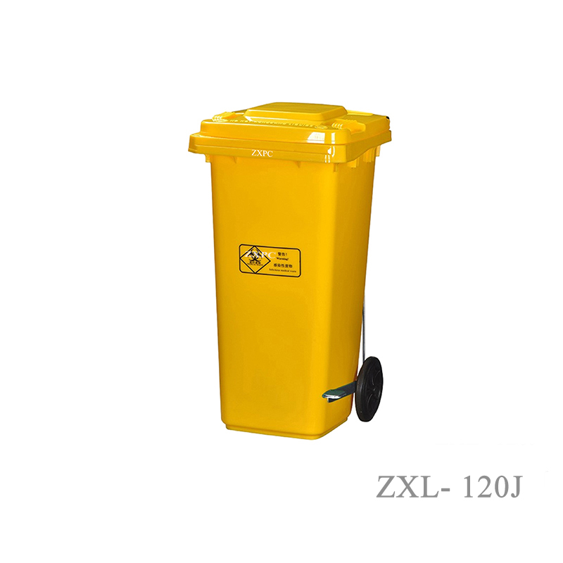 Outdoor Classification Trash Can 120 Liter Material HDPE EN840-5 Standard