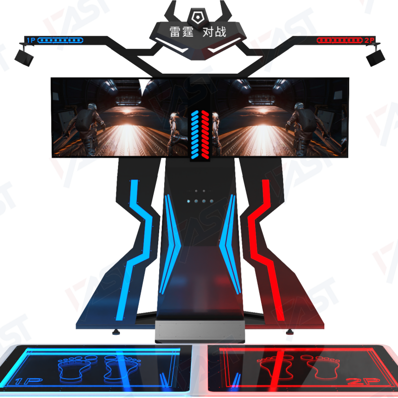 VR Thunder Dual Battle Machine - Two-Player VR Game fo Theme Parks