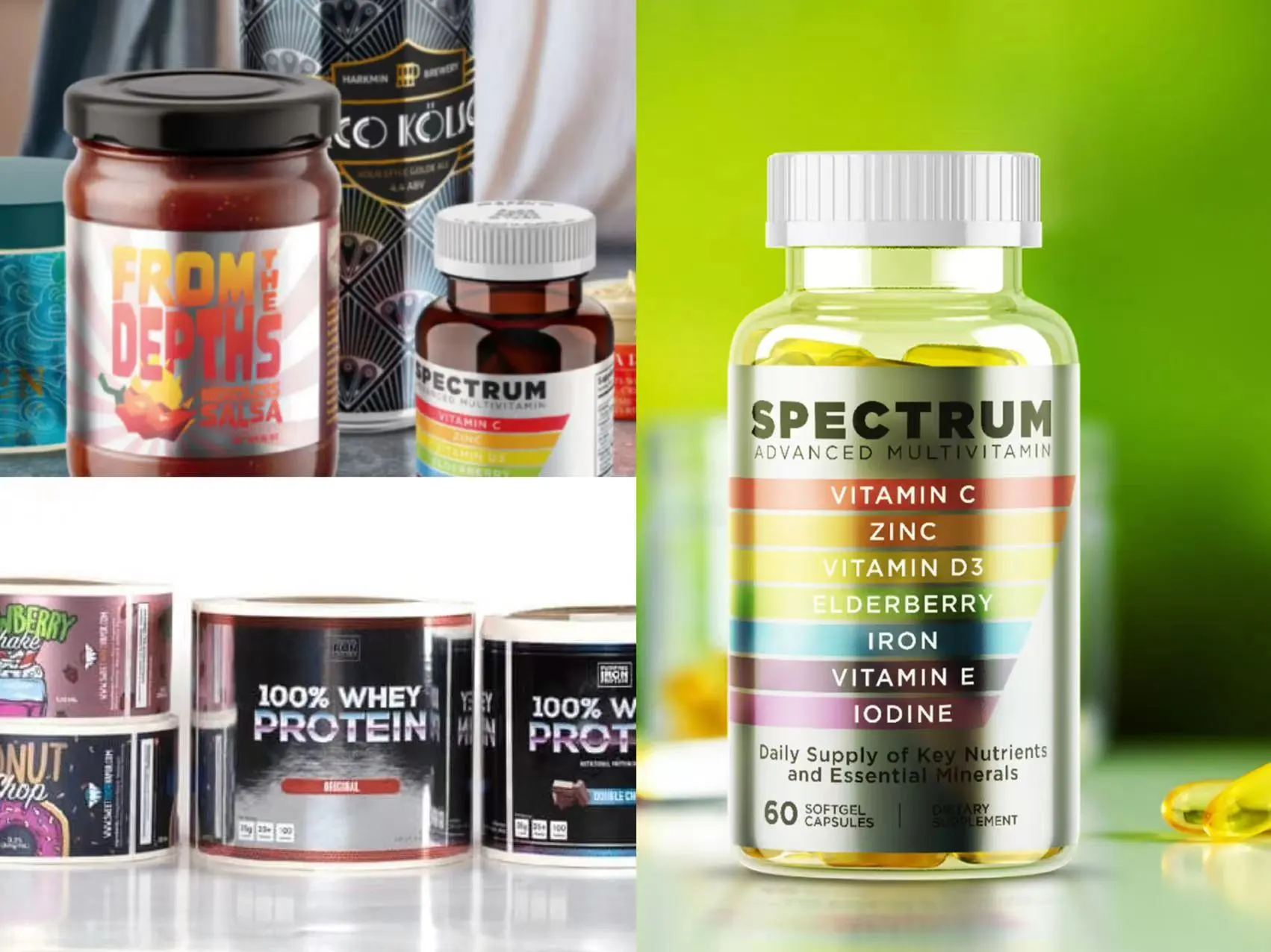 BOPP silver metallized film flexible package