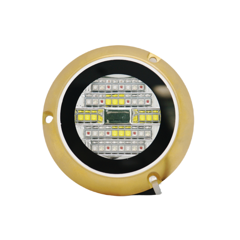 Bronze Housing Dual Color Underwater Led Boat Lights