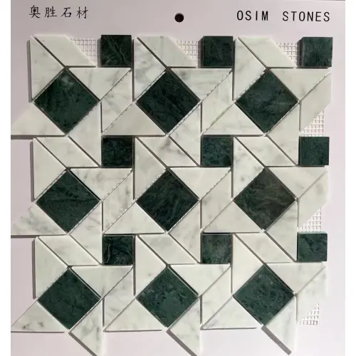 High-end mosaics of various shapes spliced together