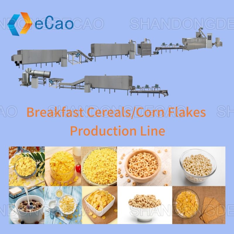 Corn Flakes Production Line, Corn Flakes Processing Machine