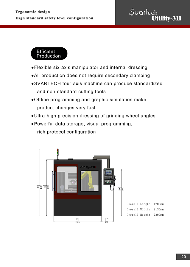 4 Axis Tool Grinder Machine Svartech