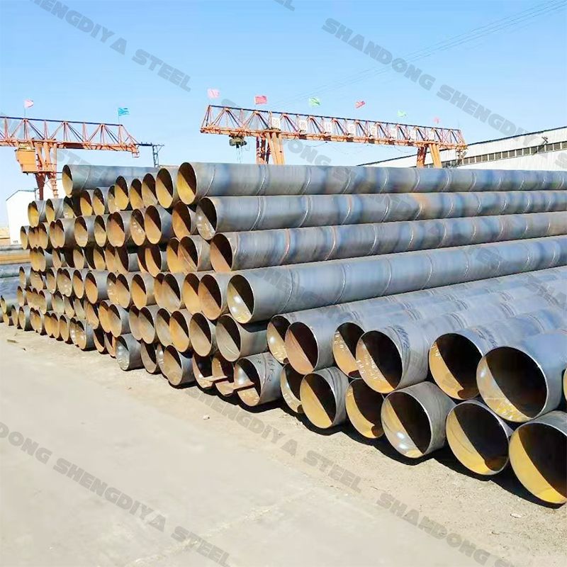 Welding pipe, fluid transport pipe
