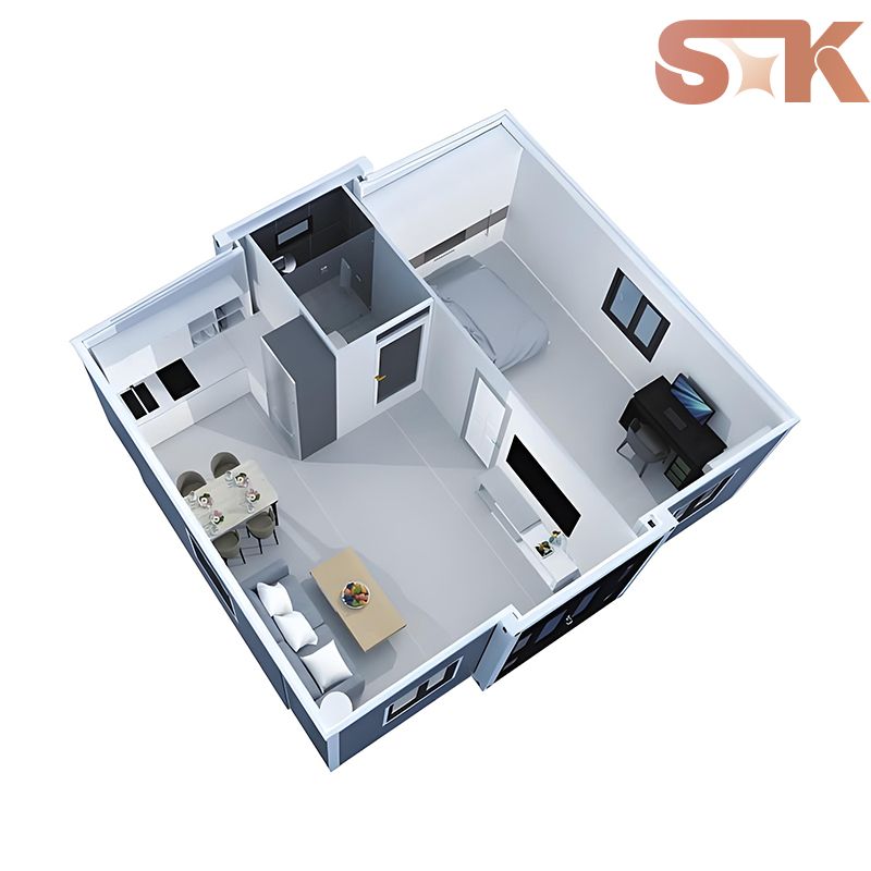 40FT Retractable Container Room