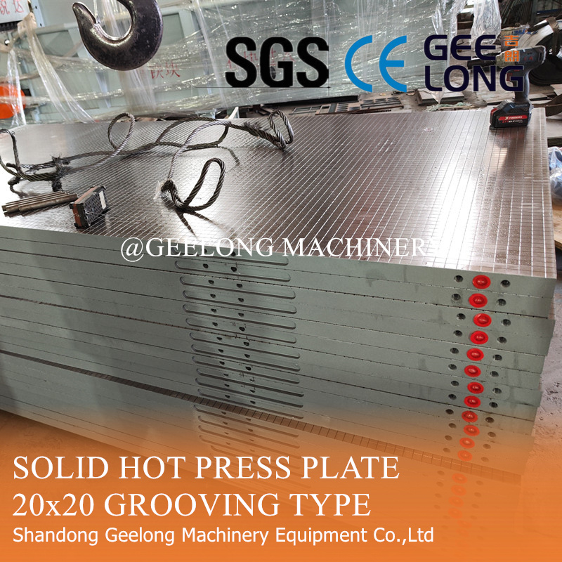Grooving Solid Type Hot Press Plate For Veneer Dryer