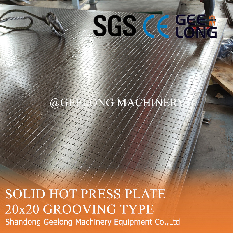 Grooving Solid Type Hot Press Plate For Veneer Dryer