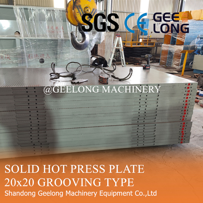 Grooving Solid Type Hot Press Plate For Veneer Dryer
