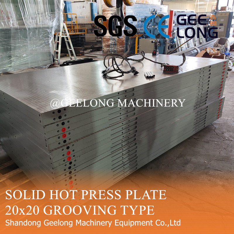 Grooving Solid Type Hot Press Plate For Veneer Dryer