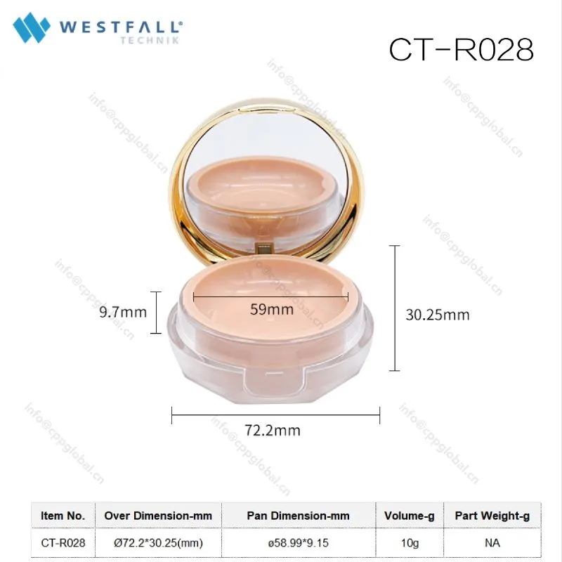 Empty loose powder container 10g - CT-R028