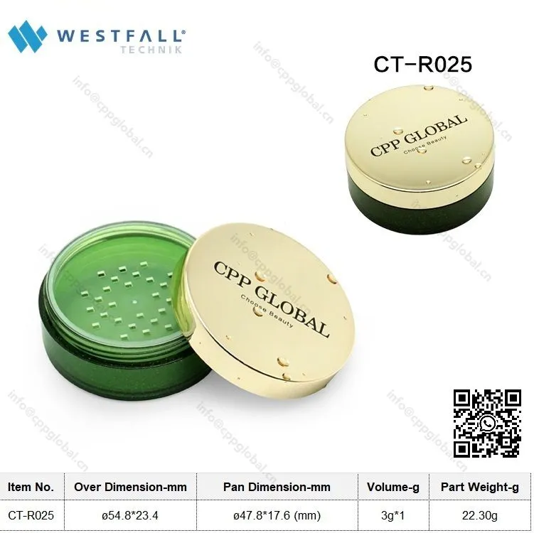 Empty loose powder container 10g - CT-R028