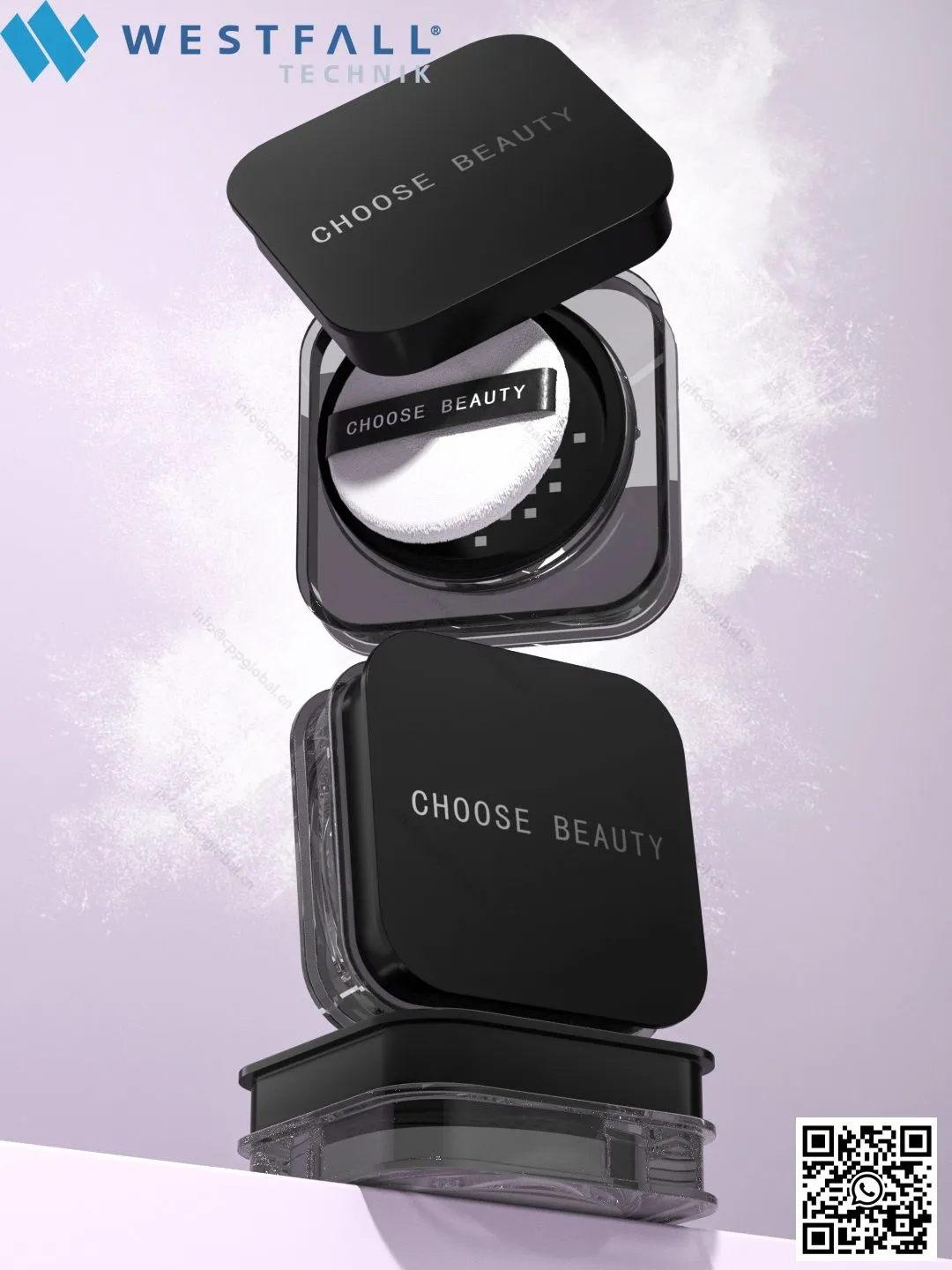 Empty loose powder container 10g - CT-R028