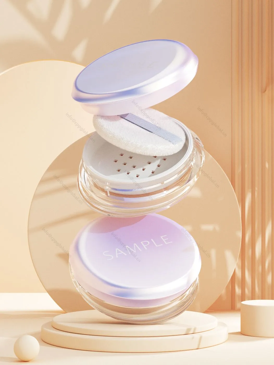 Loose powder packaging