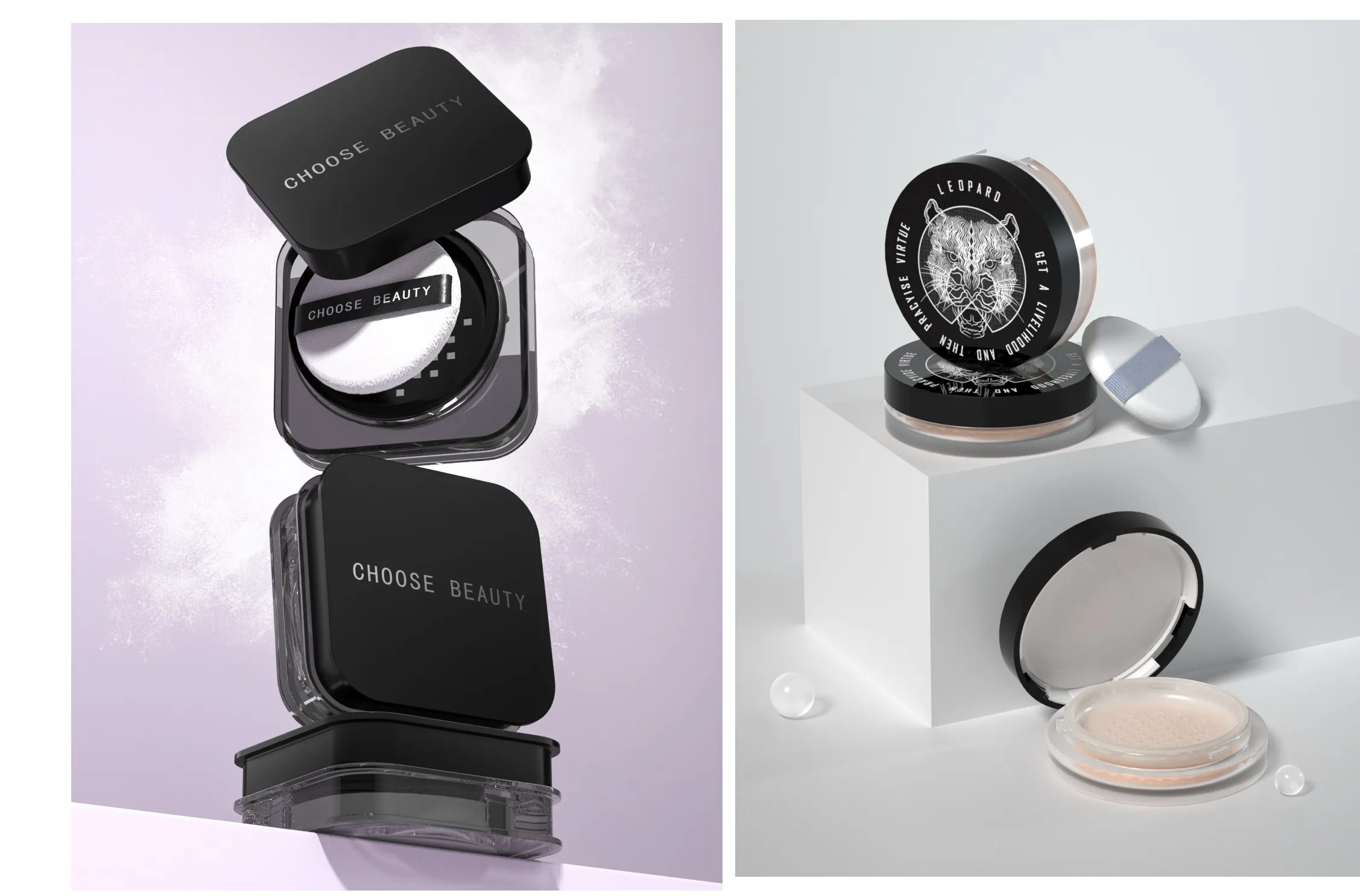 Empty Loose Powder Container