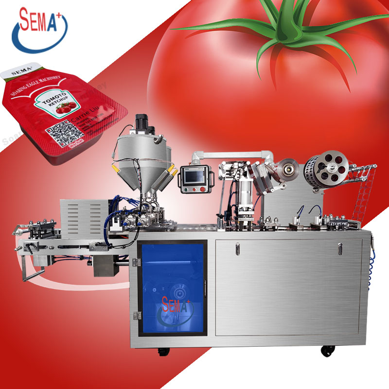 Hot Sale Automatic Small Ketchup Tomato Sauce Liquid Cream Blister ...