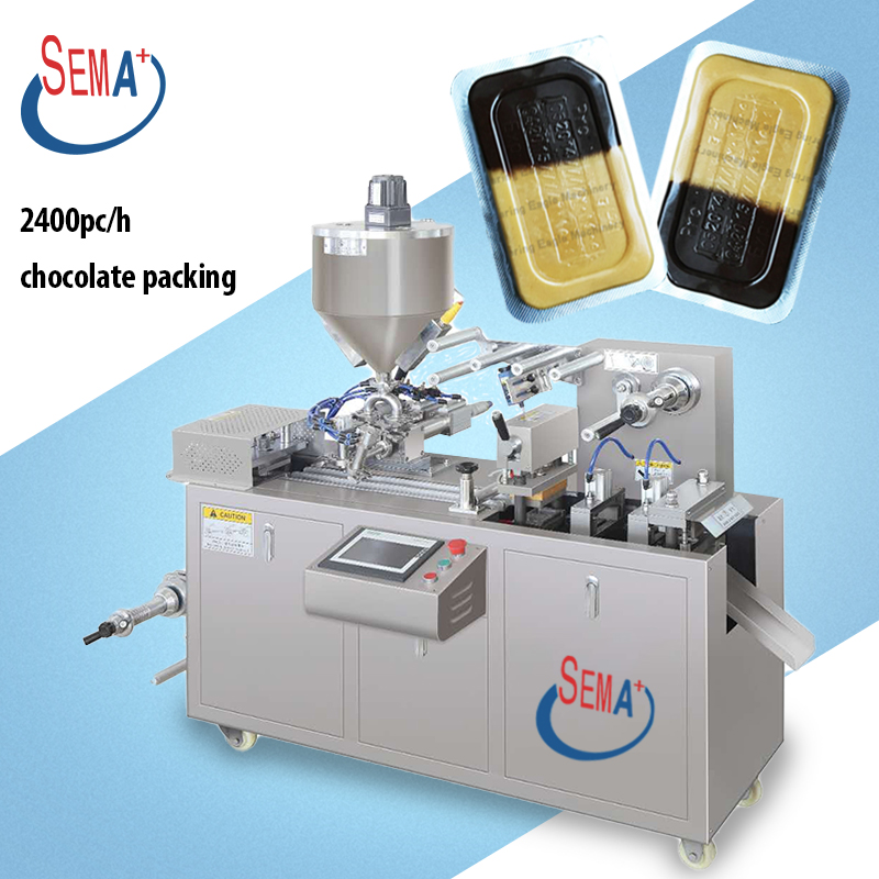 Automatic single-dose liquid plastic forming filling blister packaging ...