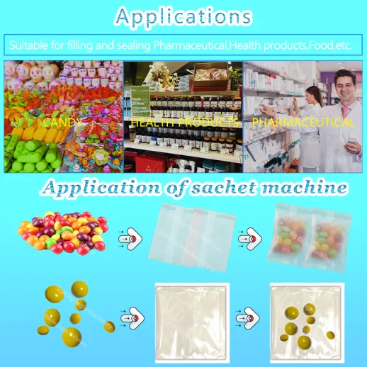 High Accuracy Multi Feeders Different Pills Tablets Sachet Packing Machine