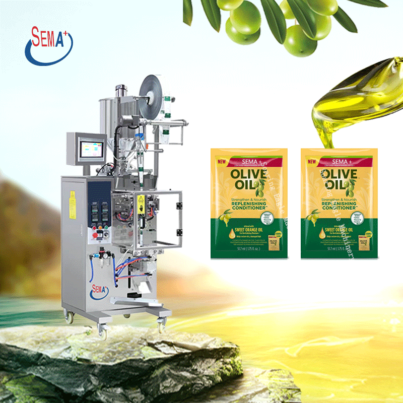 Machine automatique d’emballage de sachets en plastique de sacs d’huile ...