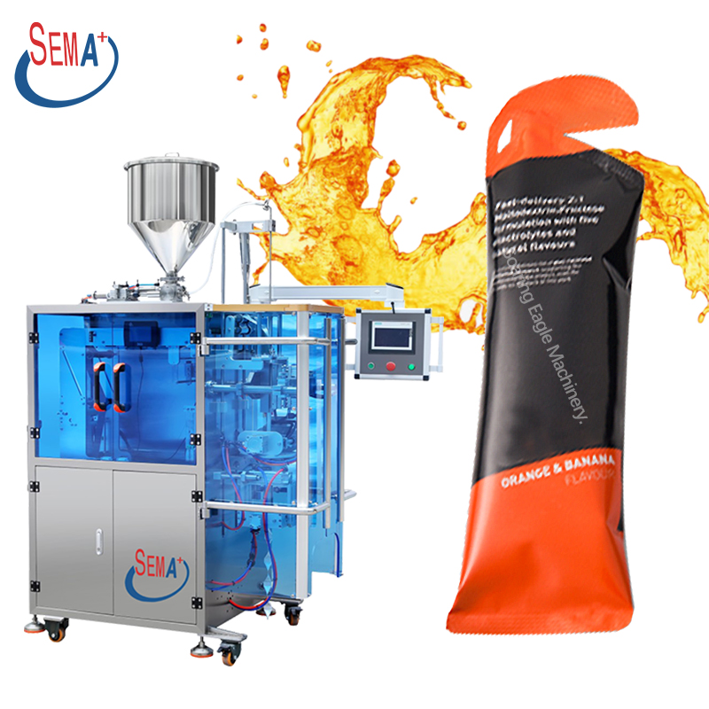 Multi-Function Machine VFFS Energy Gel Sports Nutrition Pouch Shape ...