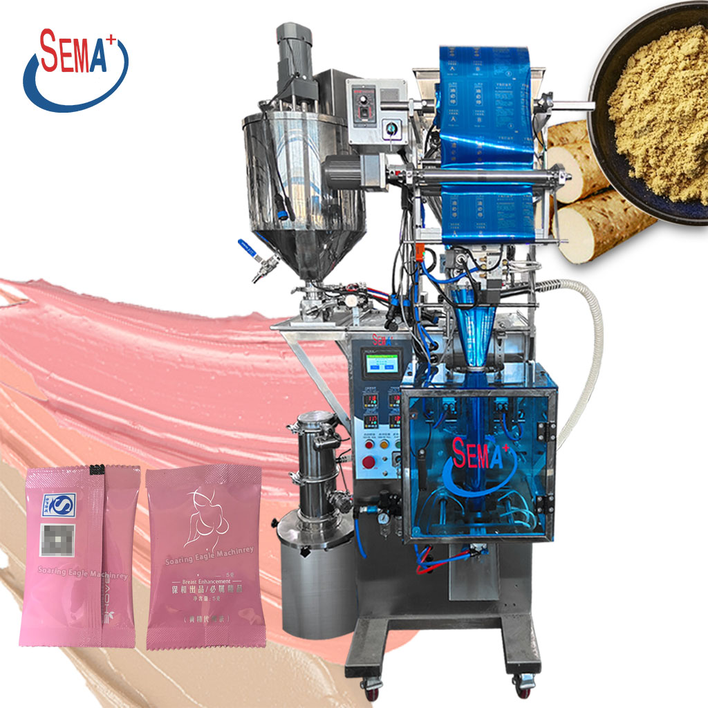 Powder and Paste Duble Pump Packaging Machine Forming Filling and ...