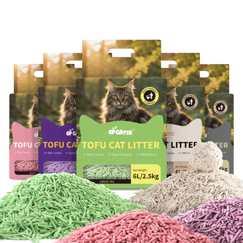 GP CATIE Natural Tofu Cat Litter is crafted from 100% natural soybean fiber