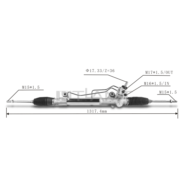 Wholesale Power Steering Rack Gear for Toyota Hilux 2WD 2005-2015 - OEM ...