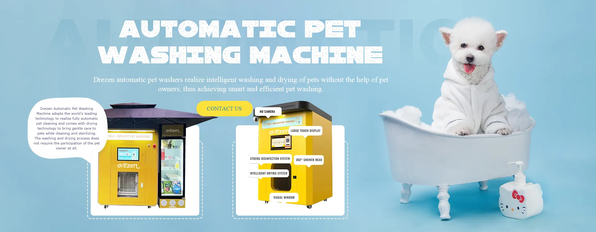 Automatic Pet Washing Machine: Quick, Easy, and Mess-Free Pet Cleaning ...