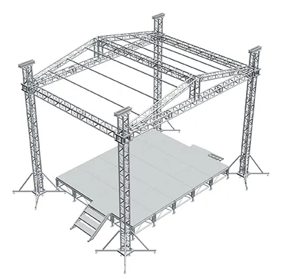 Portable Aluminum Truss for Small Events - Event Stage Solution
