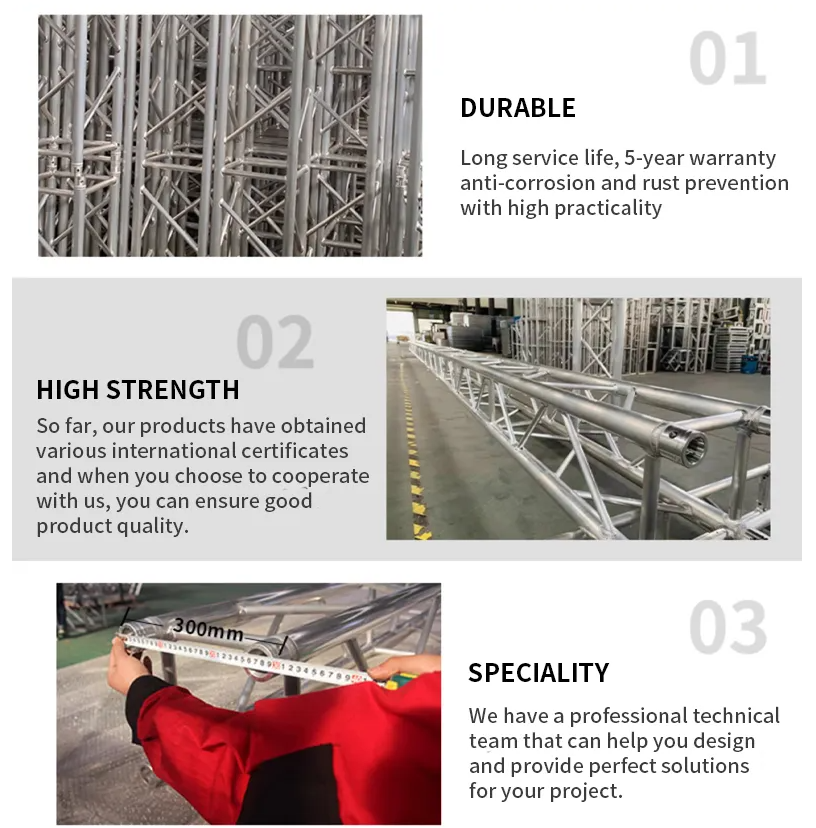 Support Aluminum Truss System Stand for Stability