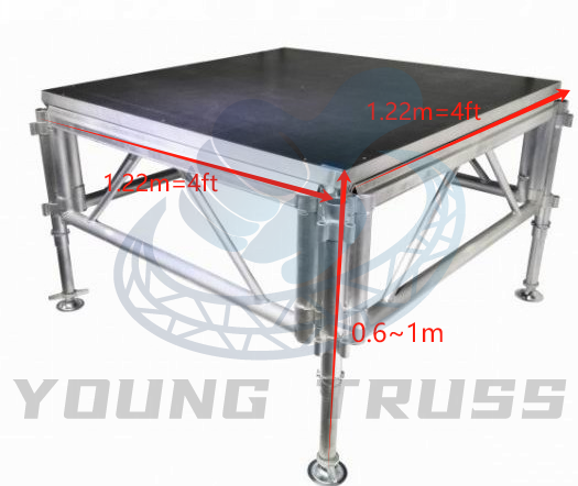 High-Quality Aluminium Alloy Stage Platform