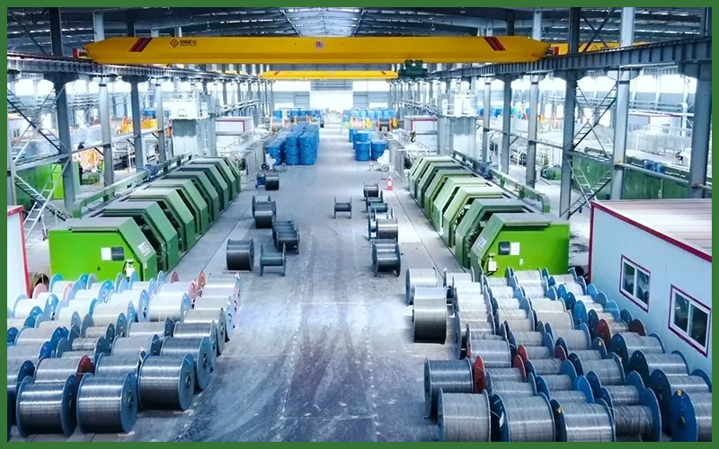 High tensile low relaxation PC strand