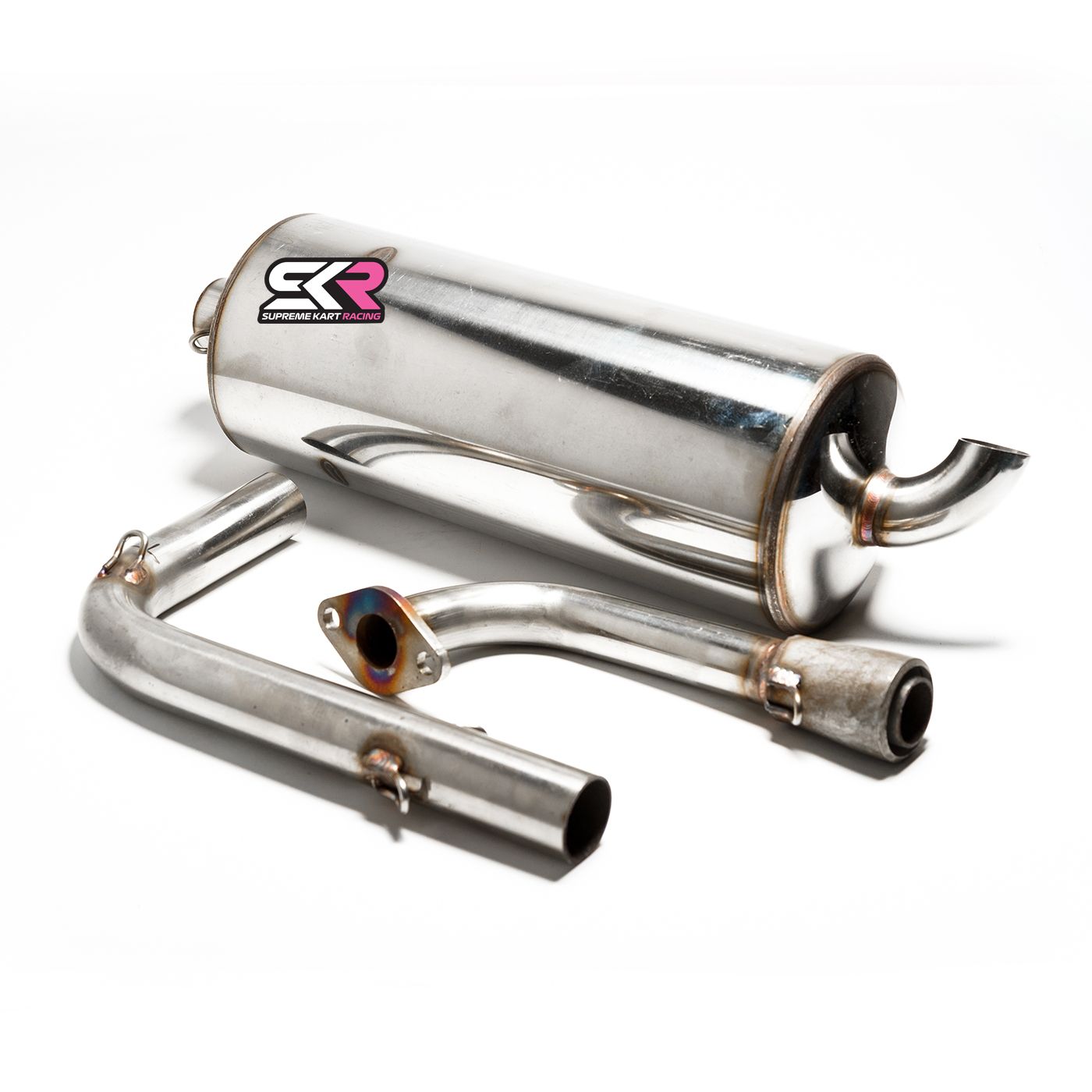 GT Go-Kart Exhaust System - Stainless Steel, High Performance, Noise ...