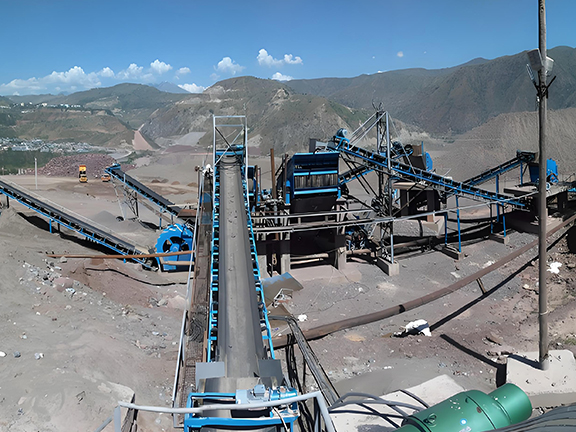 Heavy-Duty Mining Conveyor Belt System