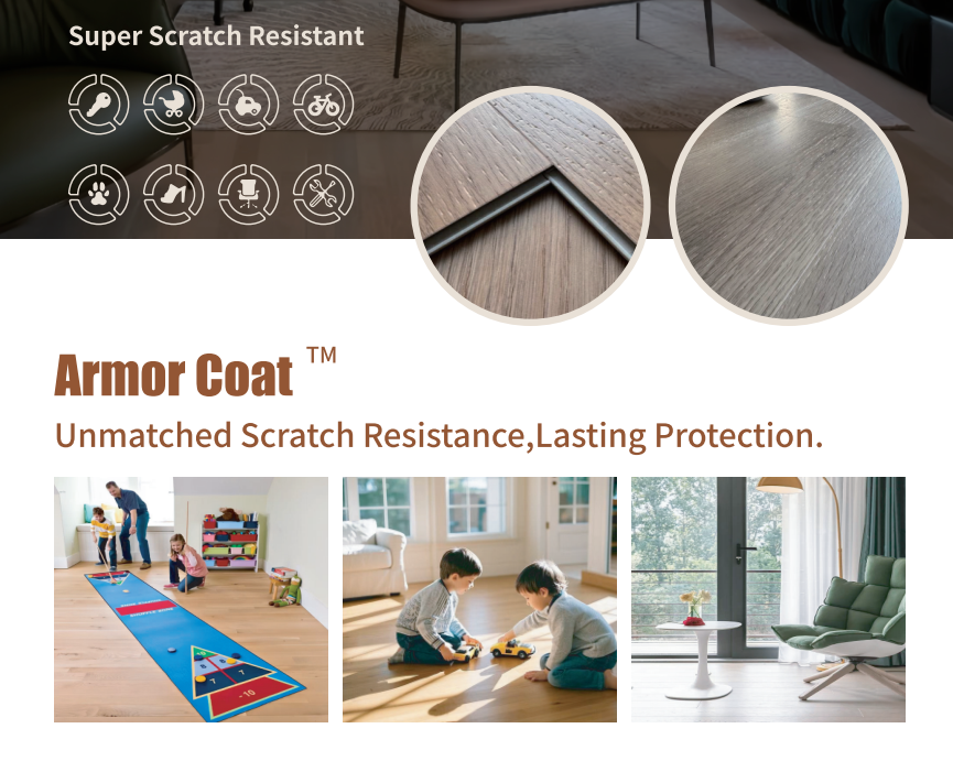 Armor Coat Flooring Manufacturer | Scratch-Resistant UV-Treated SPC ...