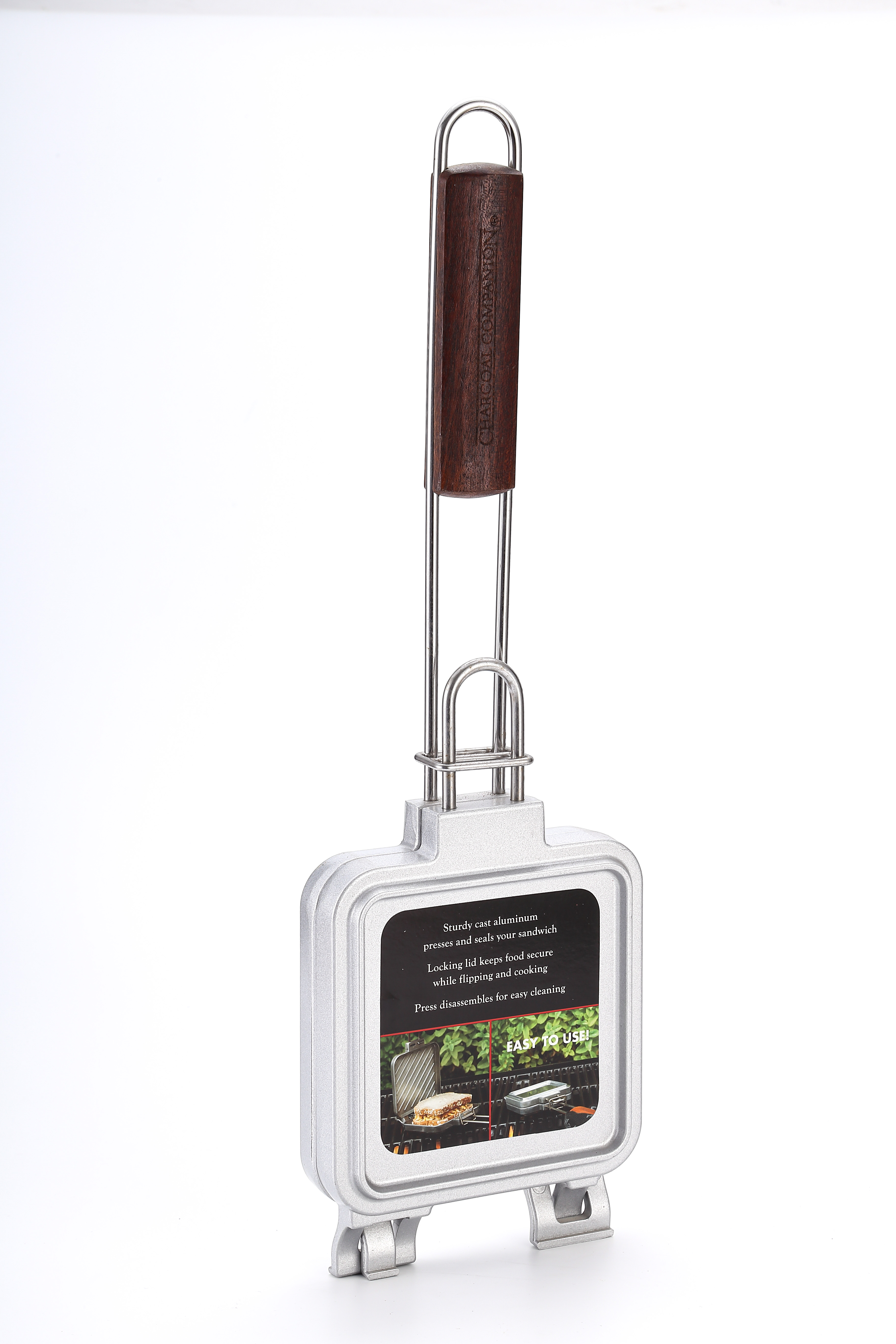 Cast Aluminum Grilled Cheese Iron: Perfect Sandwich Maker for Delicious ...