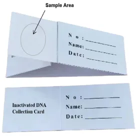 Invitae saliva collection kit, Virus Sample Collection Tube