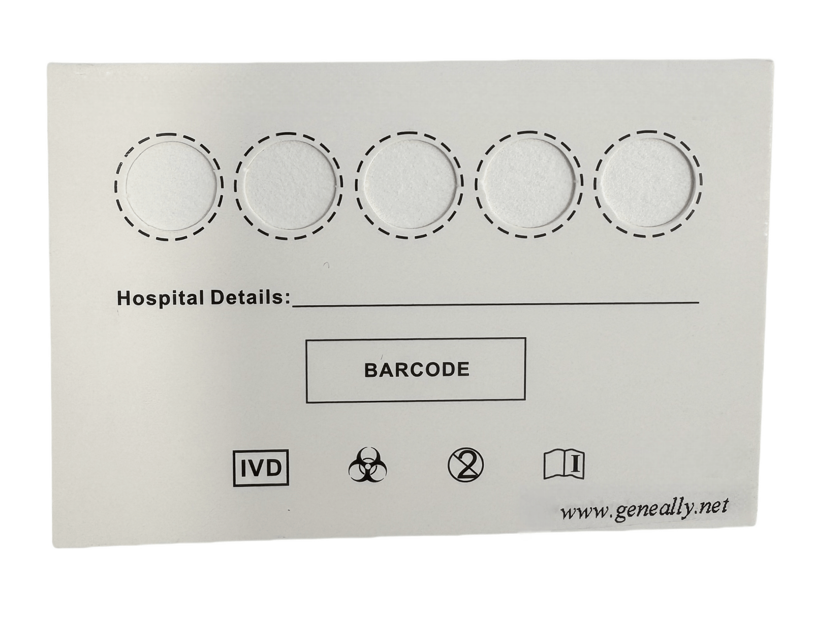 Bacteriostatic DNA Storage Card