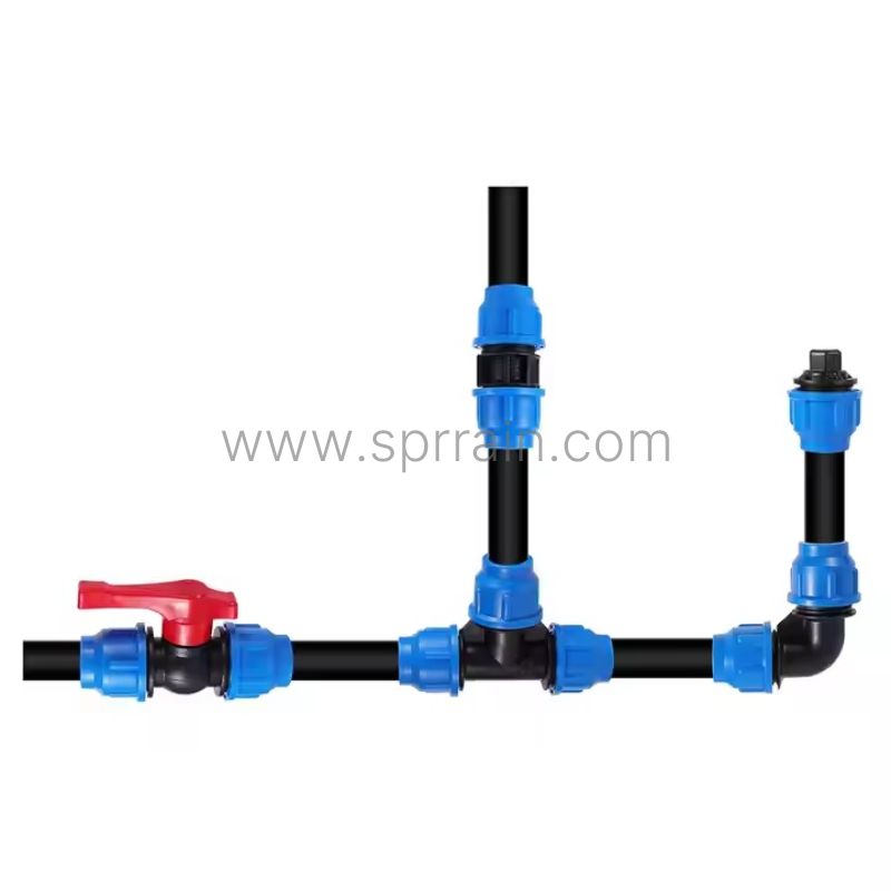 PP Compression Fittings Various styles to choose For Water Pipes PE ...